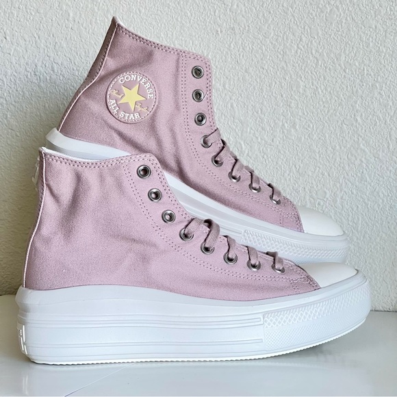 Converse | Shoes | Converse Move Platform Hi Top Stone Mauve Himalayan ...